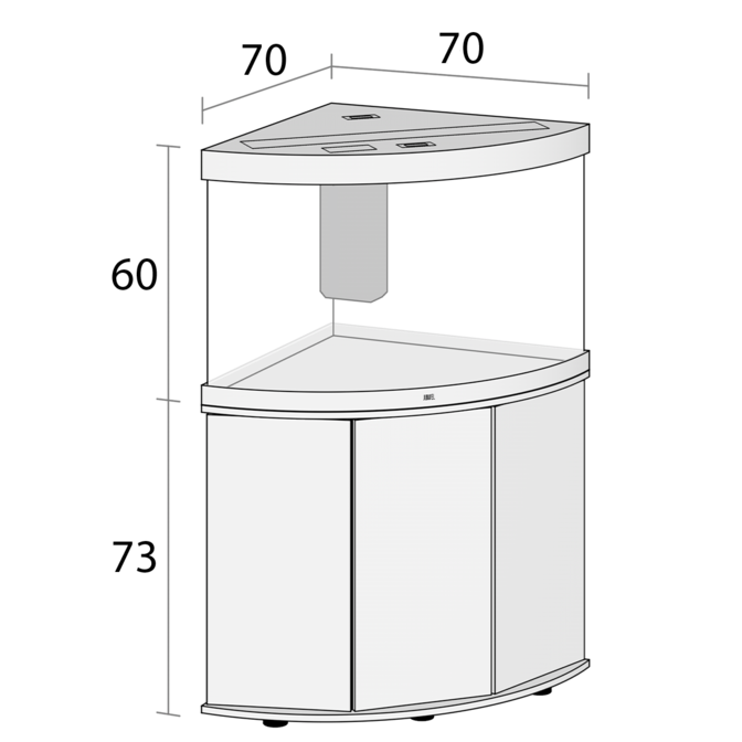 Trigon 190 LED | JUWEL Aquarium